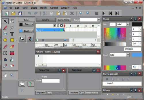 Vectorian Giotto: Create Flash Animation Without Adobe Flash [Freeware ...